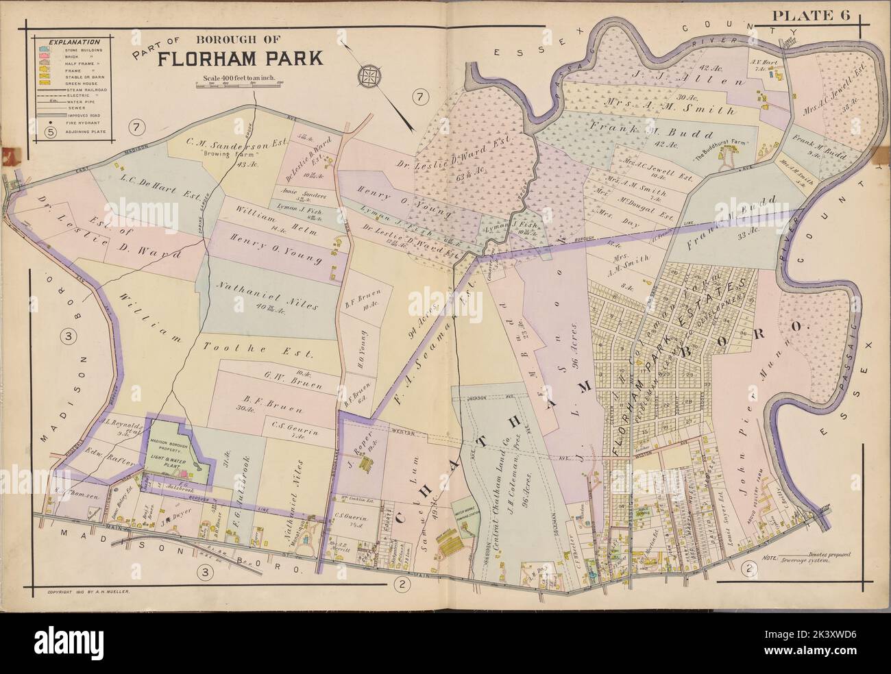 Map of rosedale hi-res stock photography and images - Alamy