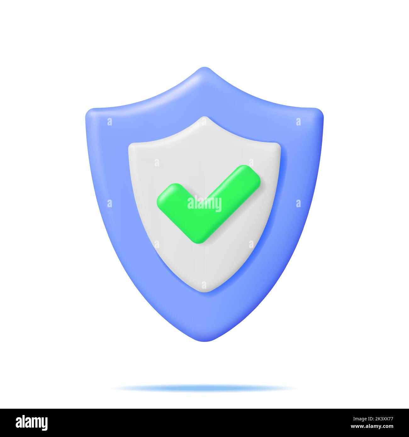 Check symbol in shield hi-res stock photography and images - Alamy