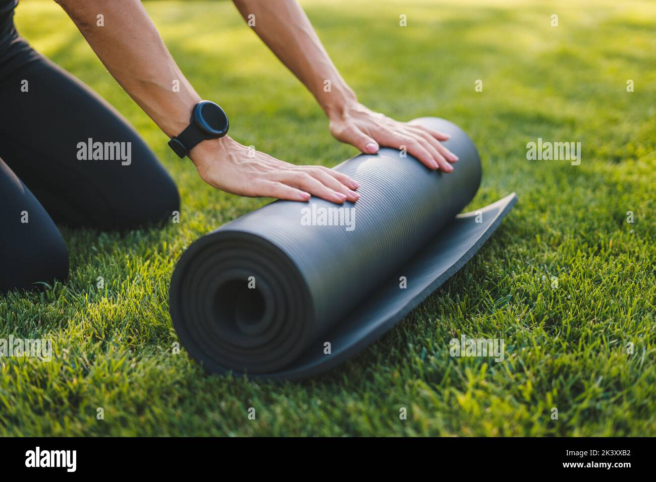 Girl folding hands hi-res stock photography and images - Alamy