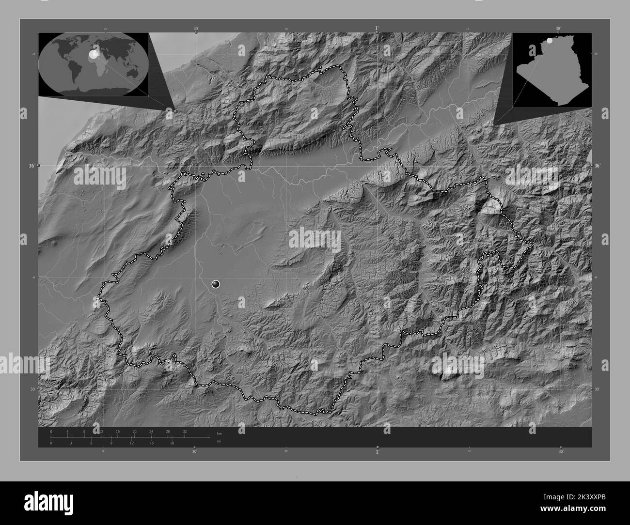 Relizane map hi-res stock photography and images - Alamy