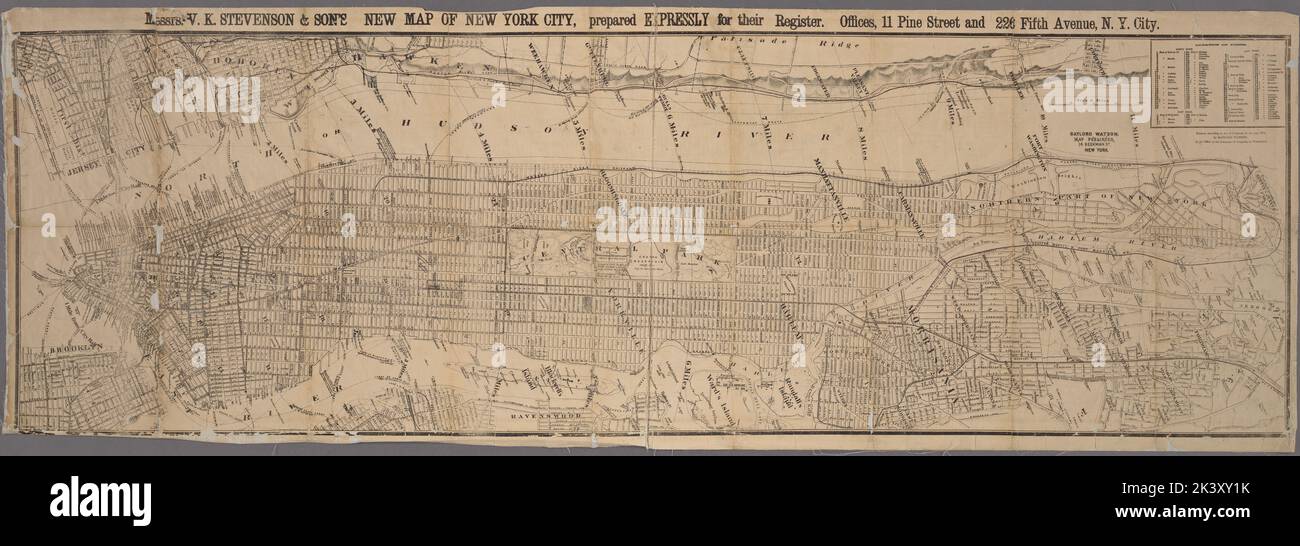 Map of stevenson hi-res stock photography and images - Alamy