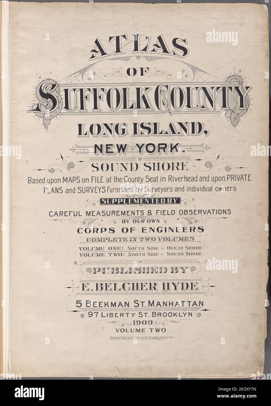 North shore long island map hi-res stock photography and images - Alamy