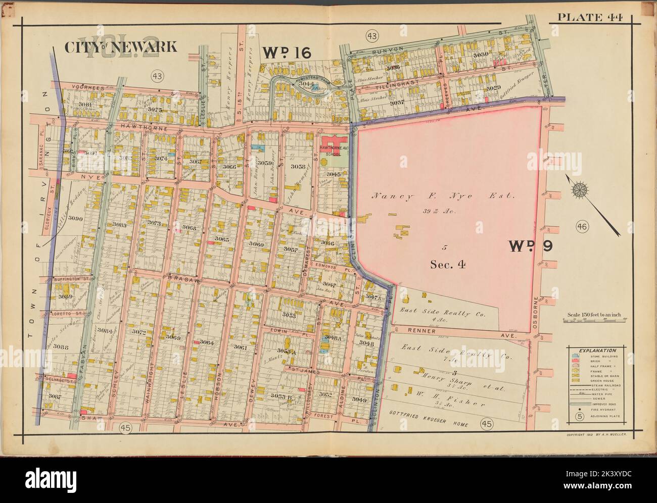 Map of osborne hi-res stock photography and images - Alamy