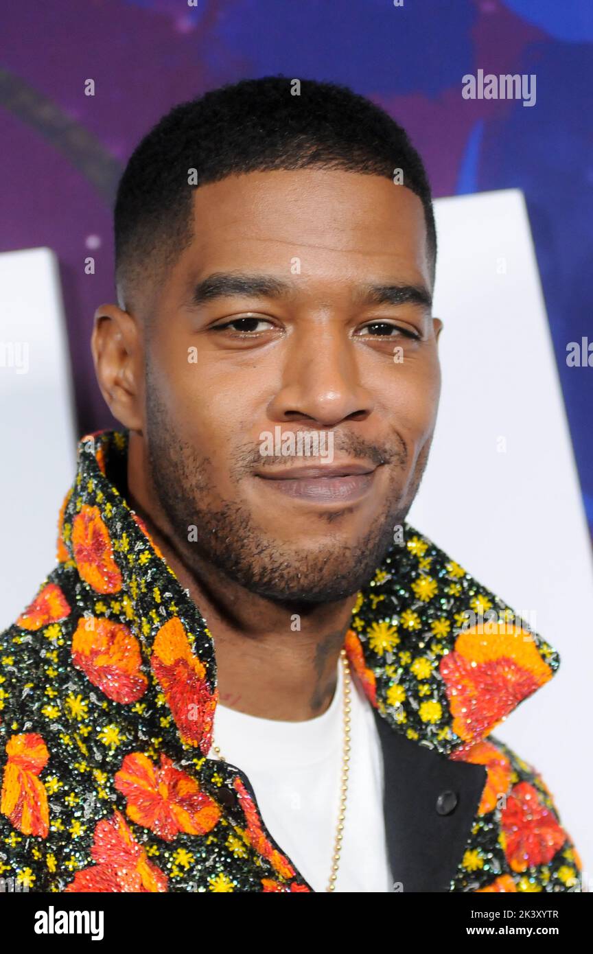 Kid Cudi attends the 'Entergalactic' Netflix series premiere held at ...