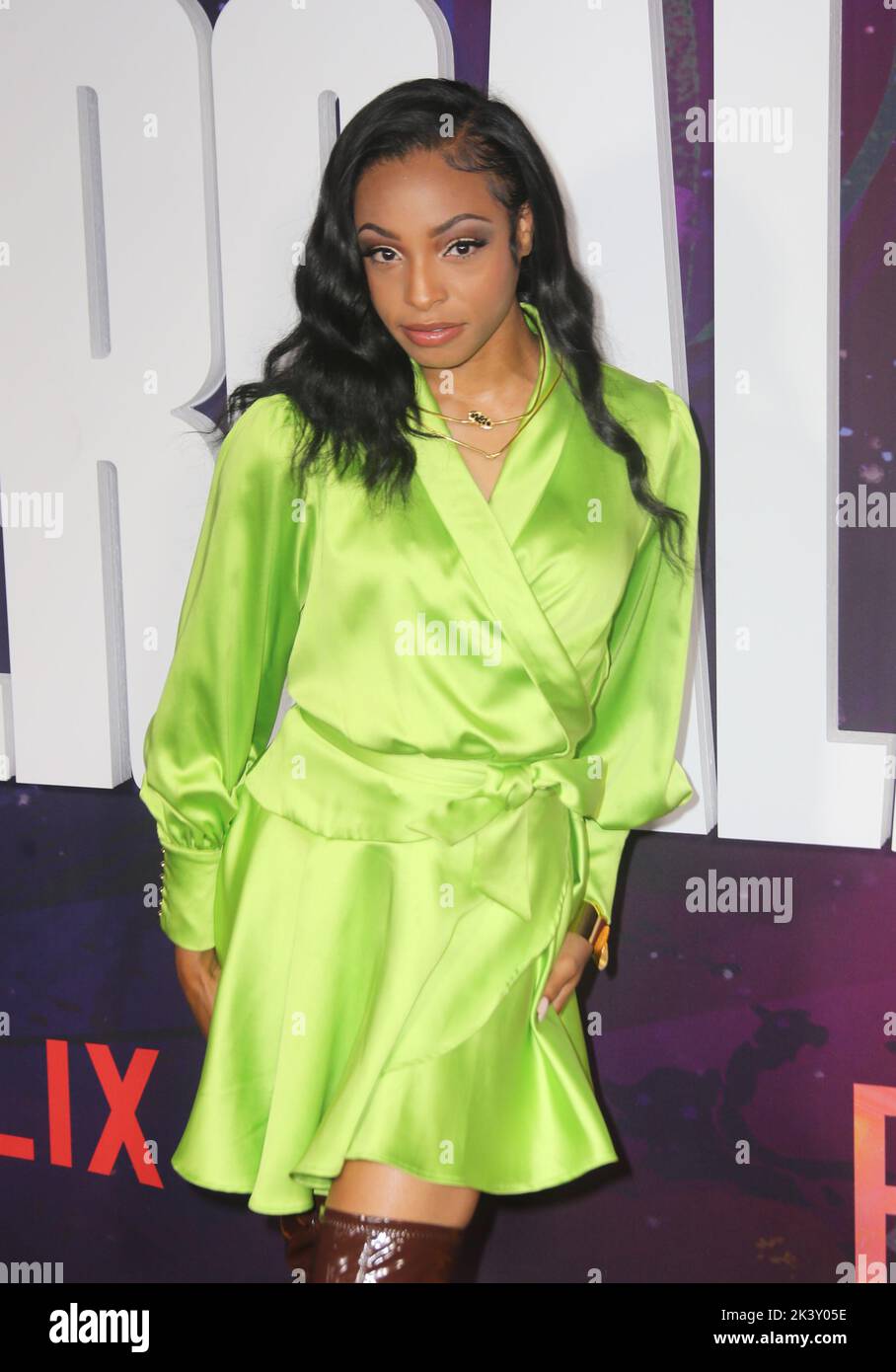New York, NY, USA. 28th Sep, 2022. Jamila Mustafa at Netflix's ...