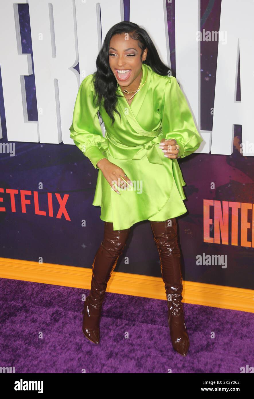 New York, NY, USA. 28th Sep, 2022. Jamila Mustafa at Netflix's ...