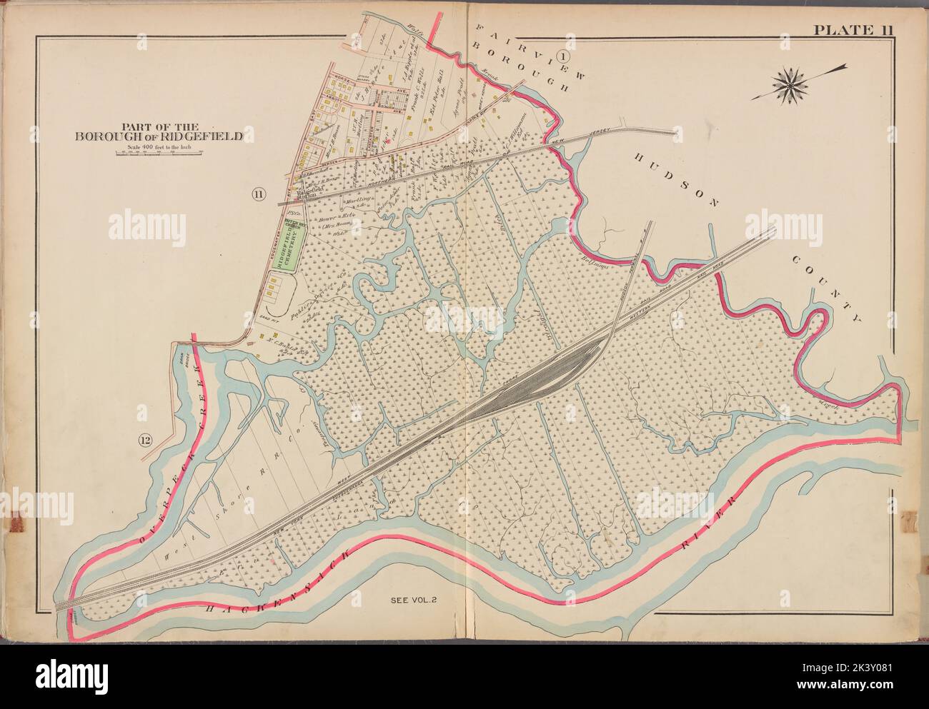 Map of hackensack hi-res stock photography and images - Alamy