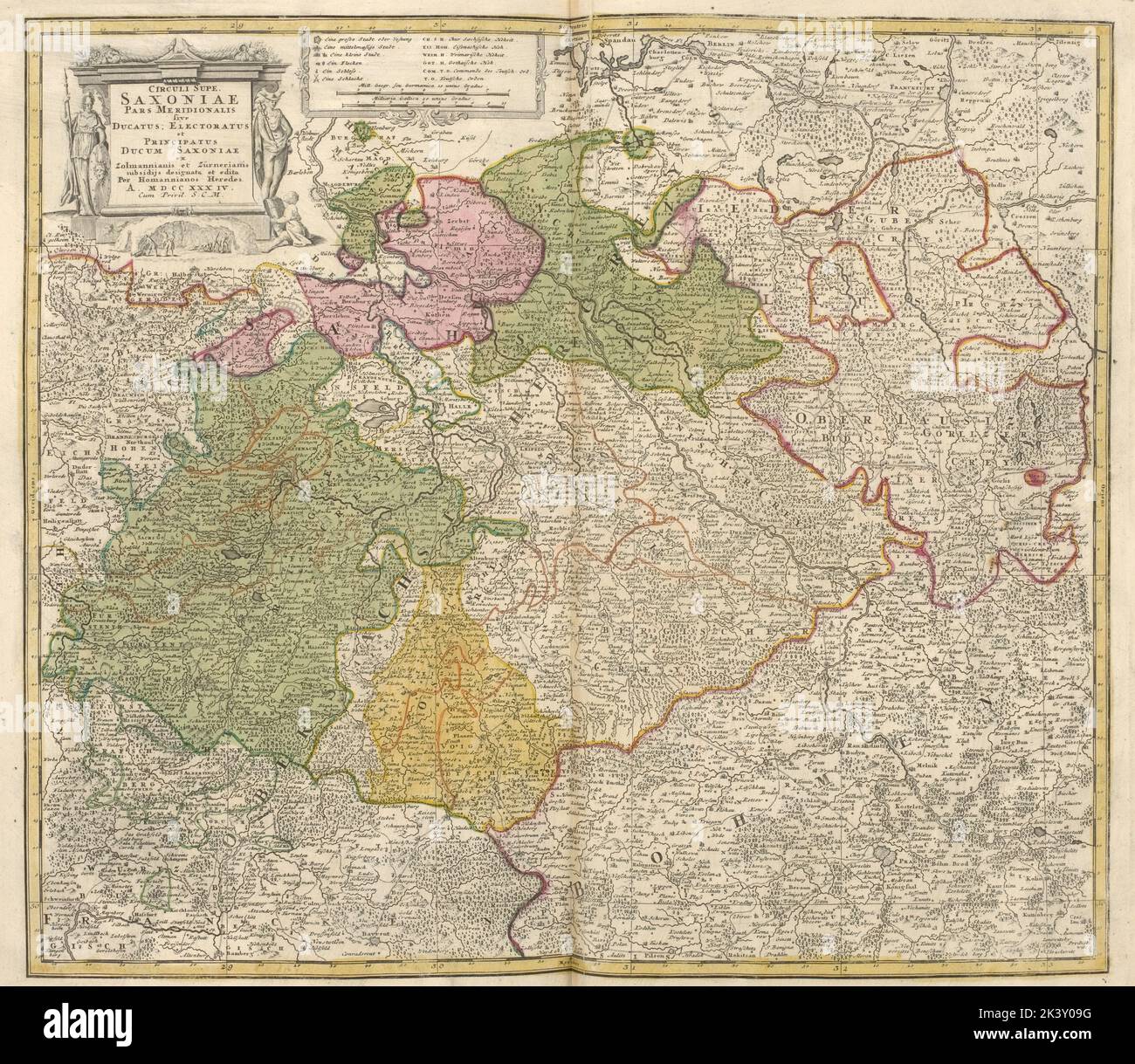 Circuli Supe. Saxoniae Pars Meridionalis sive Ducatus, Electoratus et ...