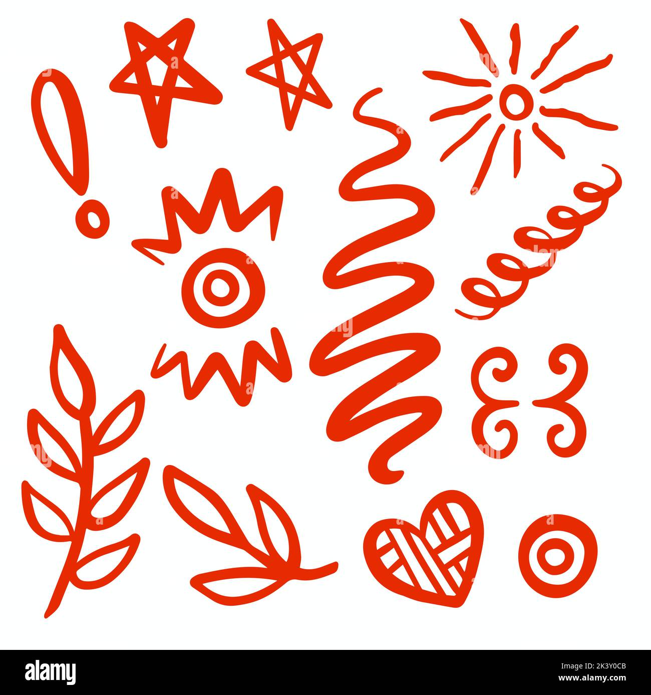 Red Swirls Swash Logo Ornament Design Stock Vector Image & Art - Alamy
