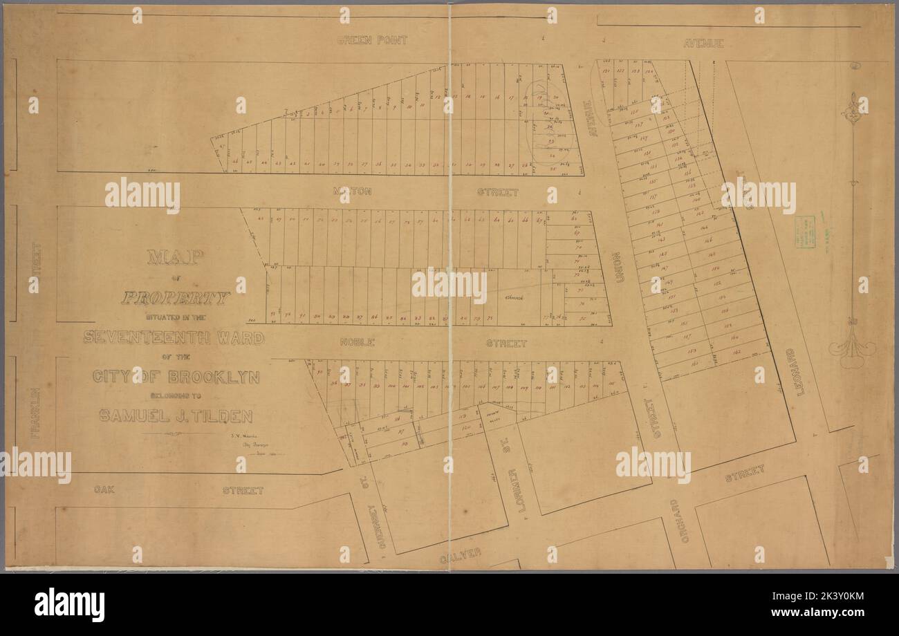 Map of property situated in the 17th ward of the city of Brooklyn ...