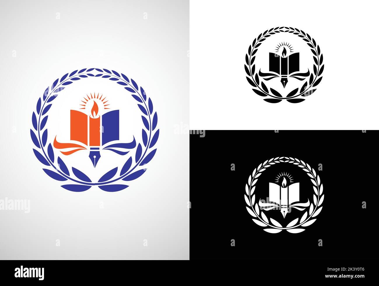 Education logo design vector template, Education and graduation logo ...