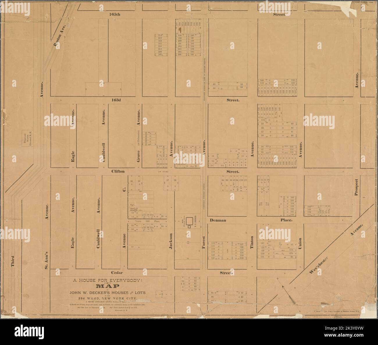 Map of dickson city hi-res stock photography and images - Alamy