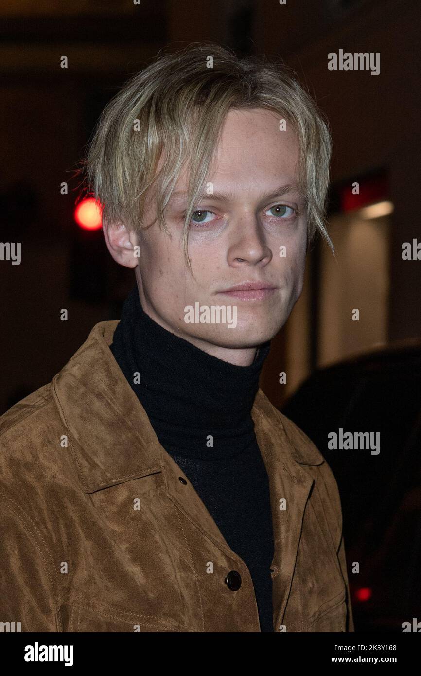 Anson Boon attending the Saint Laurent Rive Droite Sushi Park opening ...