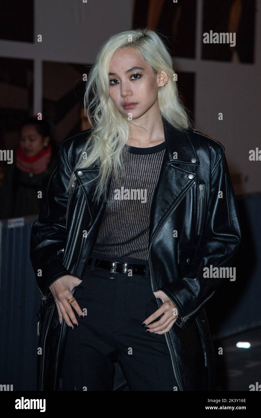 Kitty Chicha attending the Saint Laurent Rive Droite Sushi Park opening ...