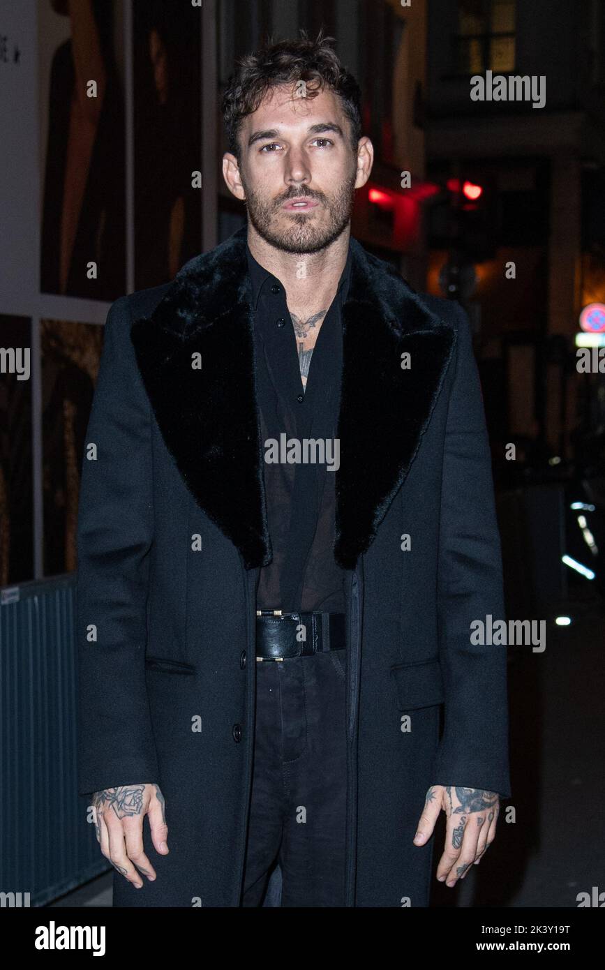 David Alexander Flinn attending the Saint Laurent Rive Droite Sushi ...