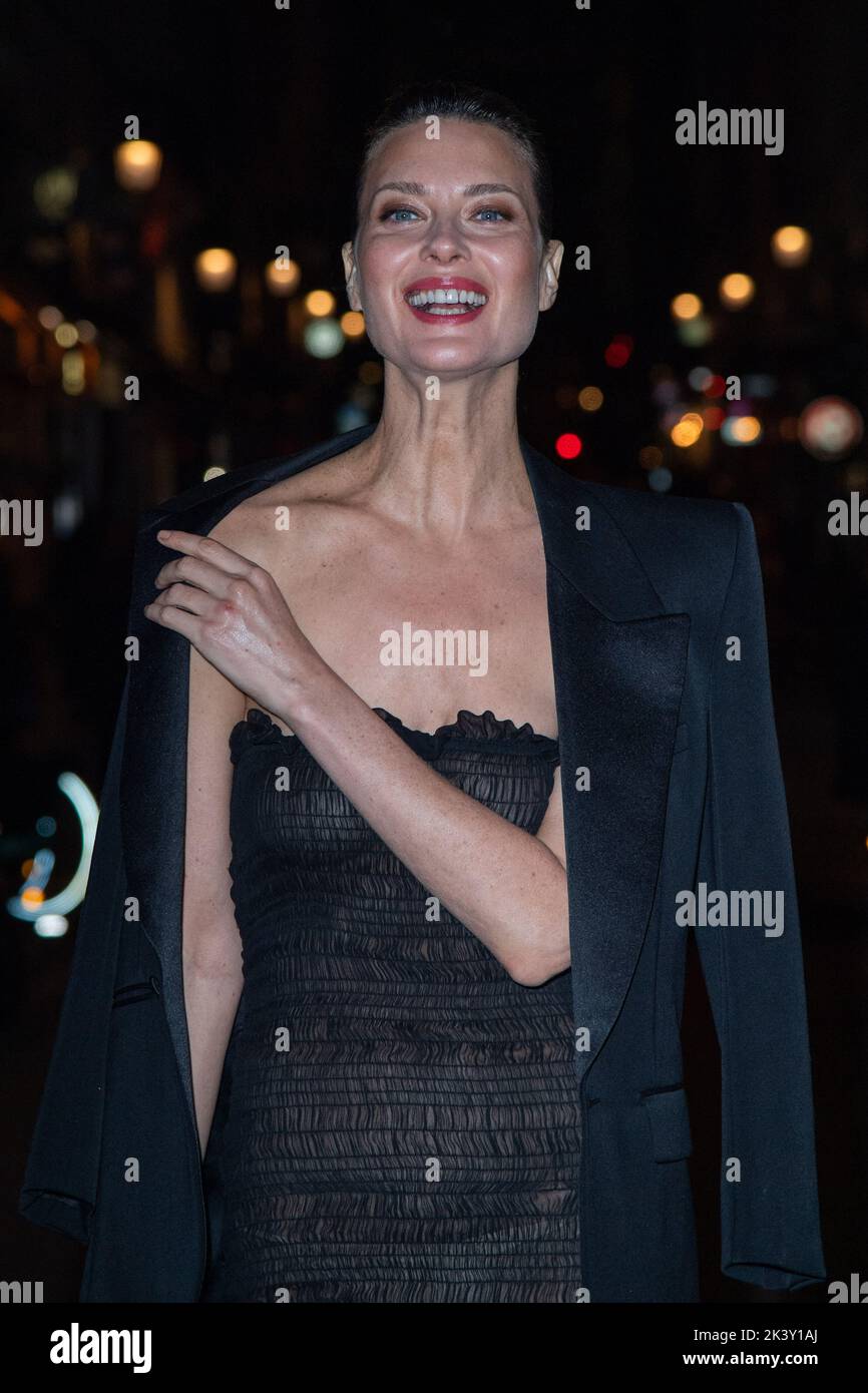 Shalom Harlow attending the Saint Laurent Rive Droite Sushi Park ...
