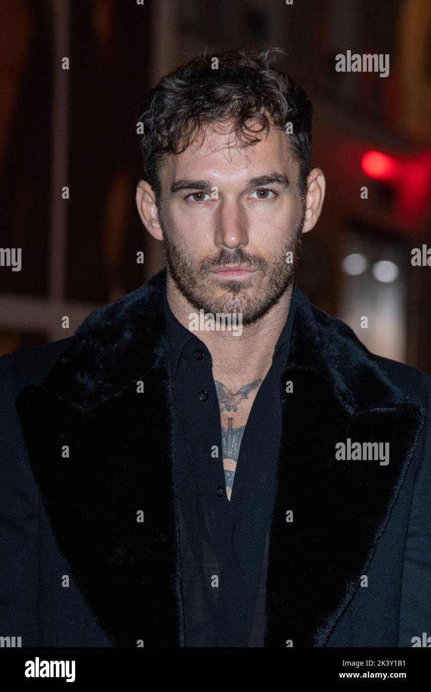 David Alexander Flinn attending the Saint Laurent Rive Droite Sushi ...