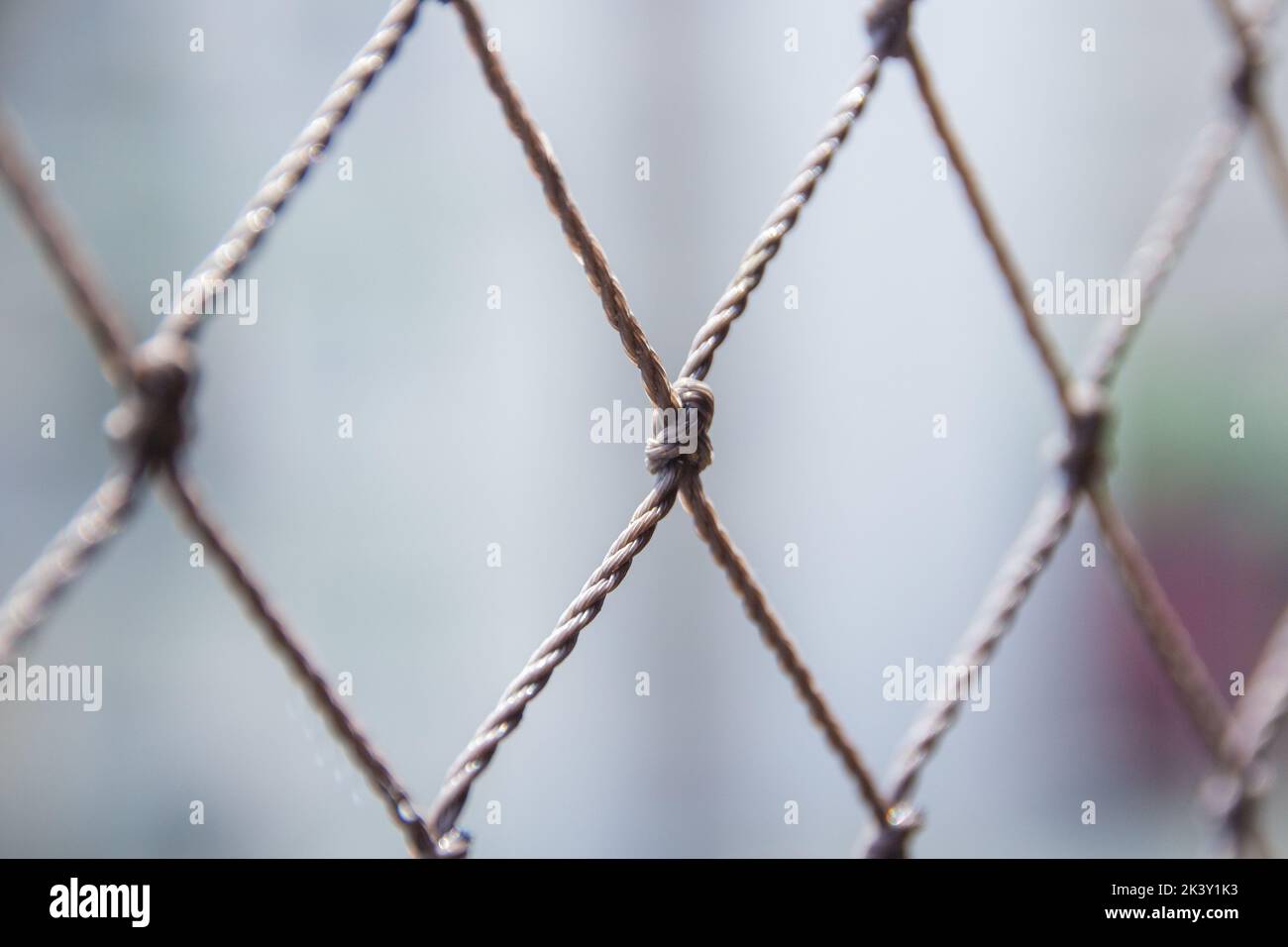 window protection screen in a building in Rio de Janeiro Brazil Stock ...