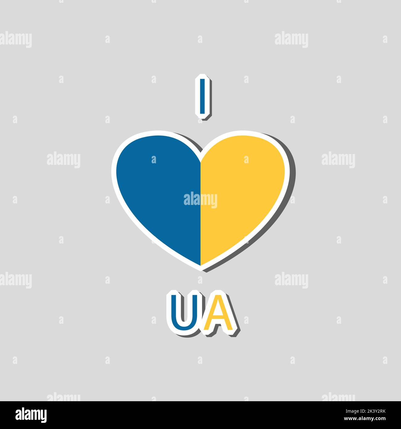 Ukraine flag concept Stock Vector Images - Alamy