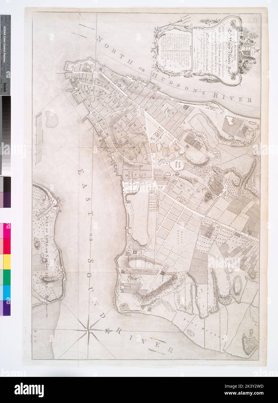 Map new york city 1800 hi-res stock photography and images - Alamy