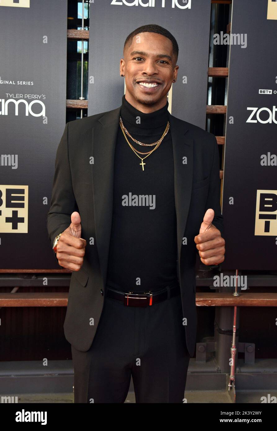 Atlanta, GA, USA. 28th Sep, 2022. Cameron Fuller at arrivals for Tyler ...