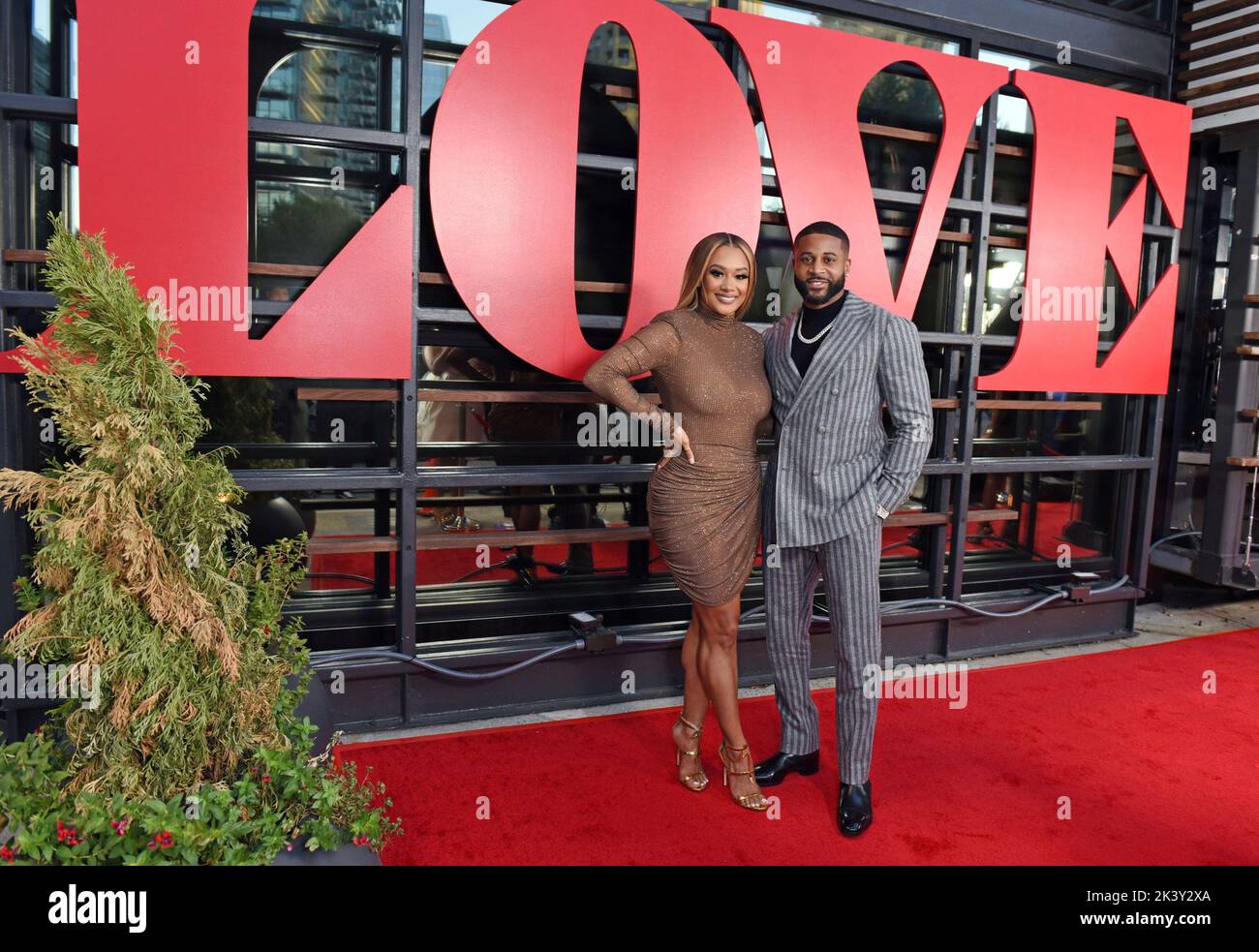 Atlanta, GA, USA. 28th Sep, 2022. Crystal Hayslett, Devale Ellis at ...