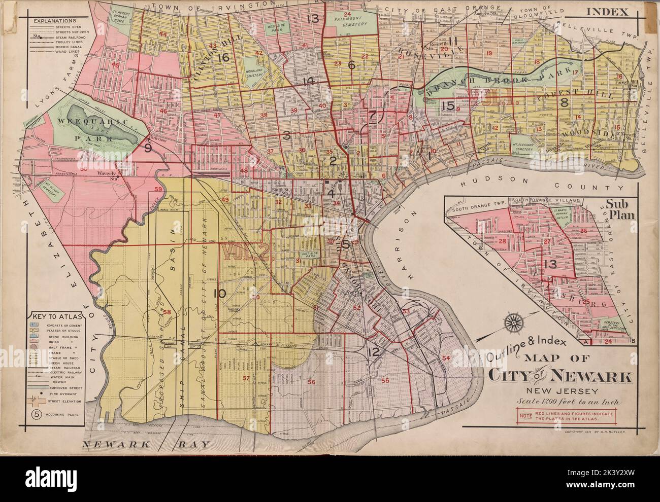 Newark Ward Boundaries 2022