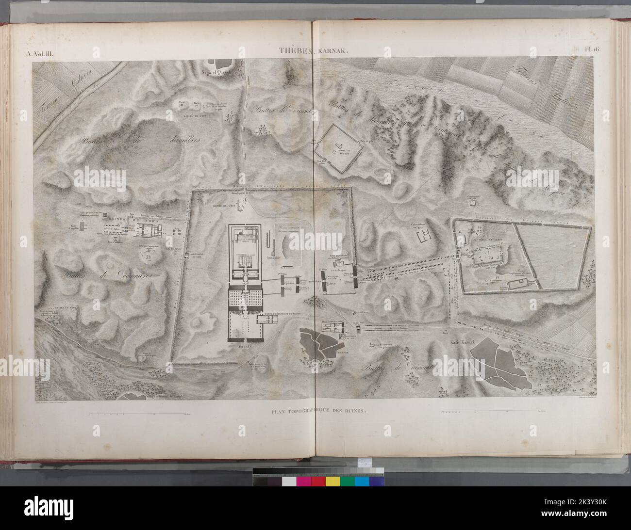 Thebes egypt map hi-res stock photography and images - Alamy