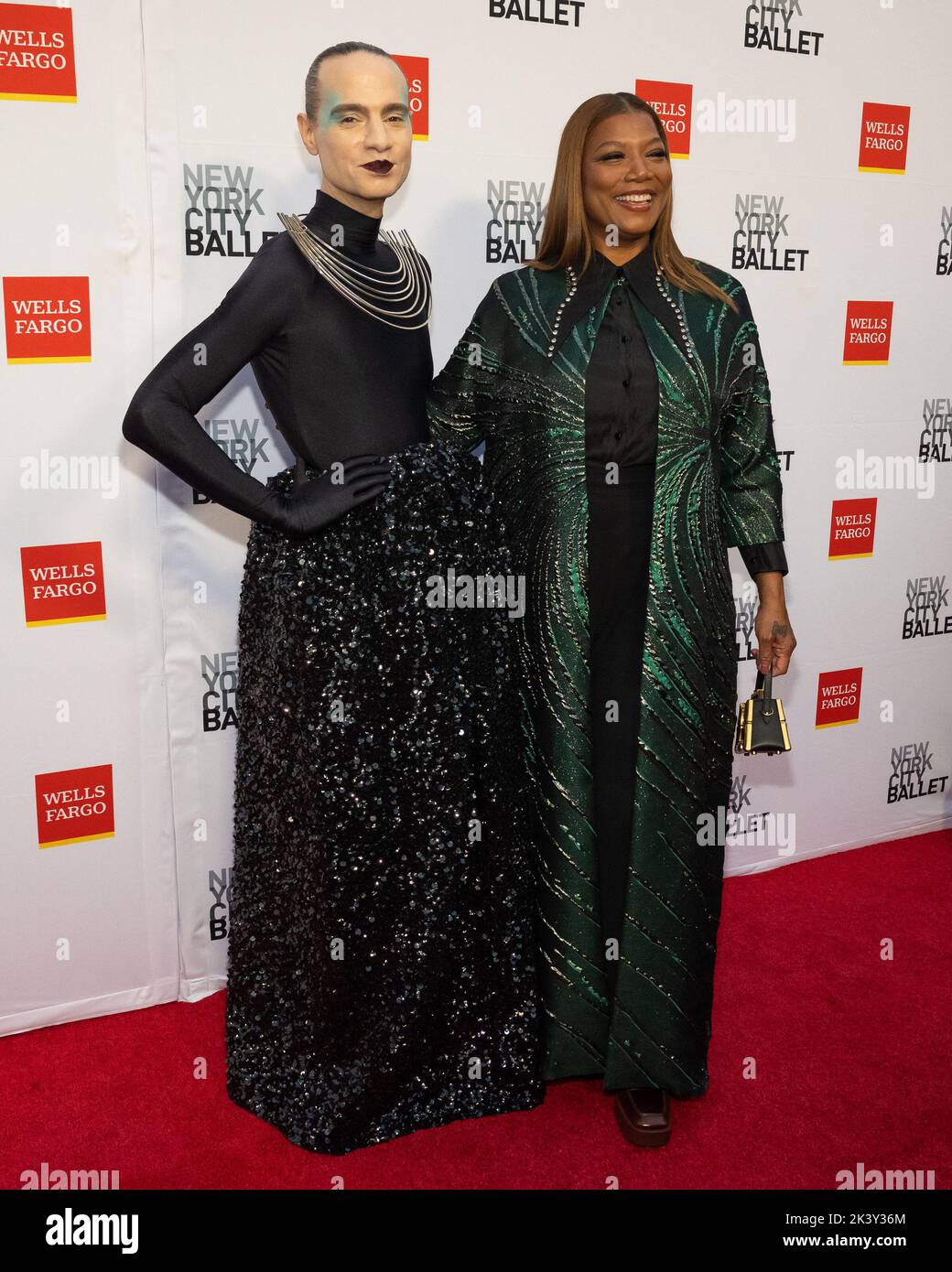 New York, United States. 28th Sep, 2022. Jordan Roth and Queen Latifah ...