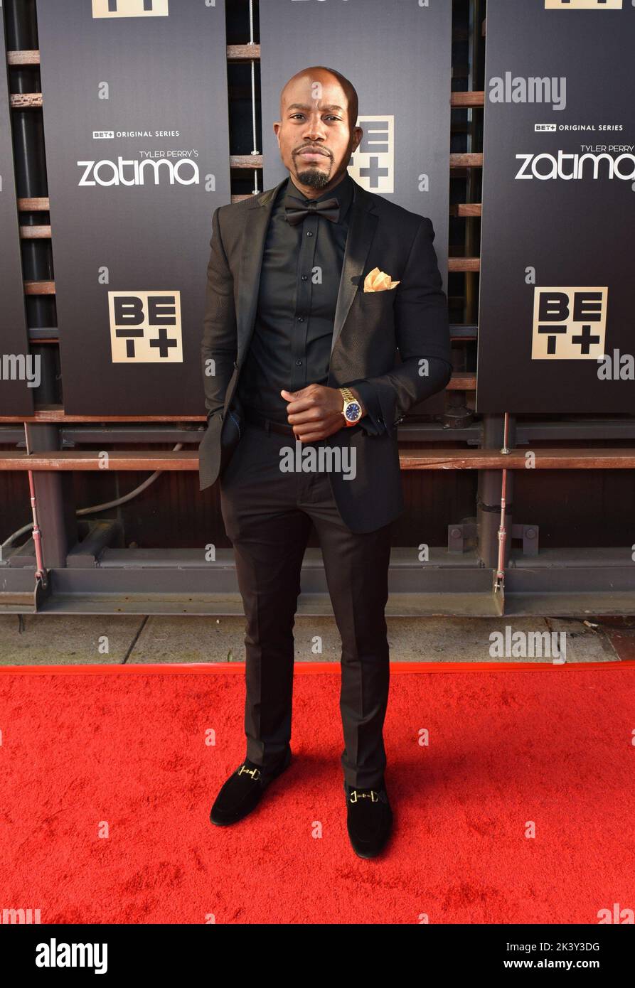 Atlanta, GA, USA. 28th Sep, 2022. Guyviaud Joseph at arrivals for Tyler ...