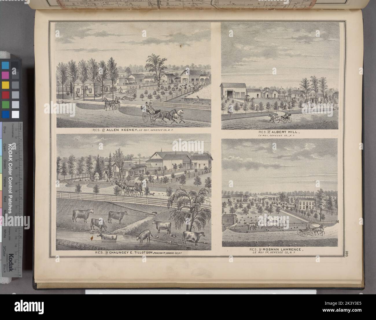 Allen county map hi-res stock photography and images - Alamy