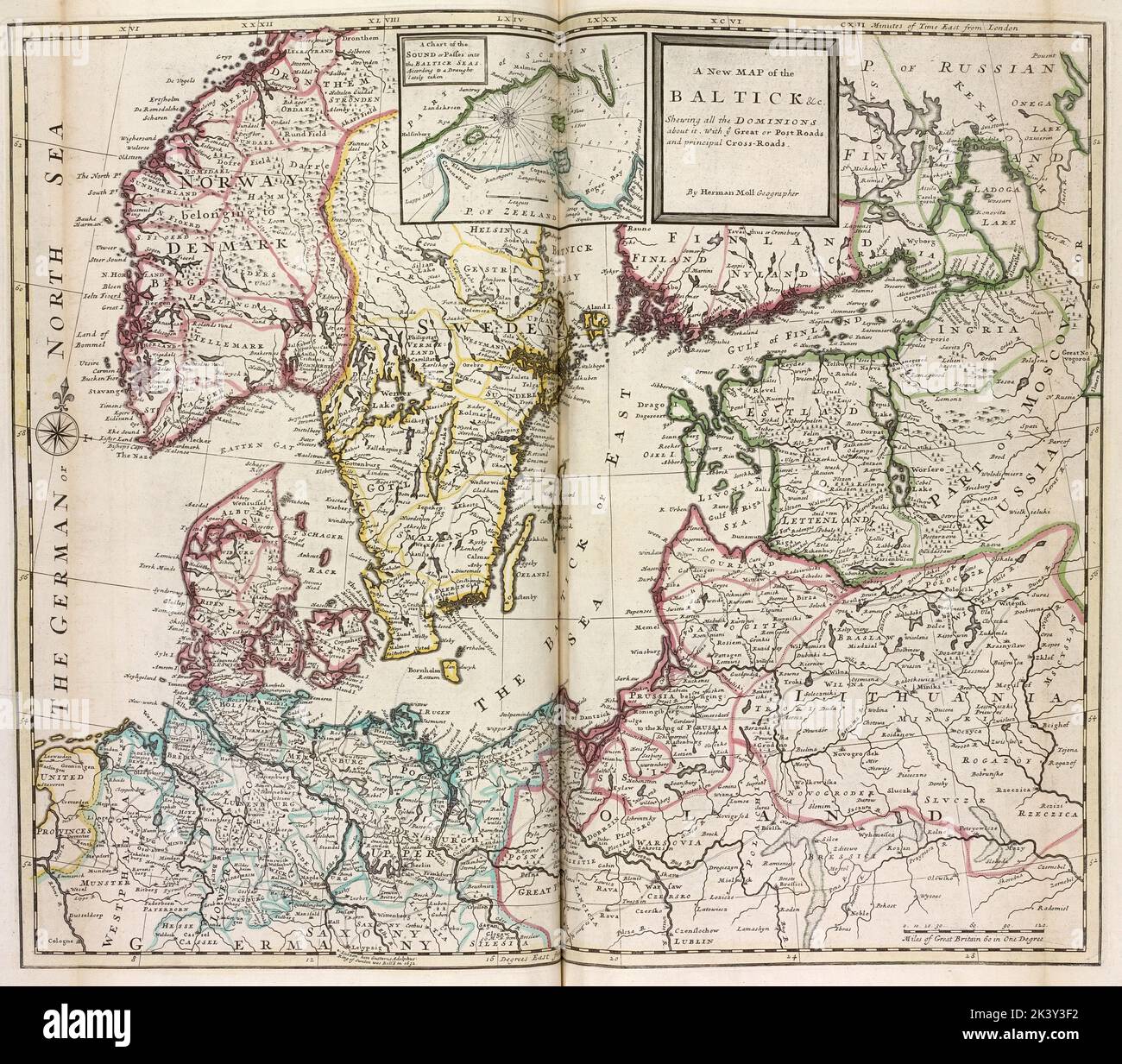 A new map of the Baltick &c. ... Cartographic. Maps, Atlases. 1736 ...