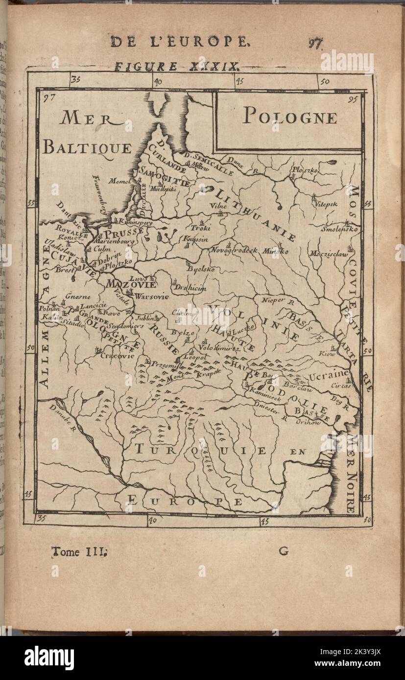 Pologne, vol. 4, fig. 39, p. 97 Cartographic. Maps. 1683. Rare Book ...