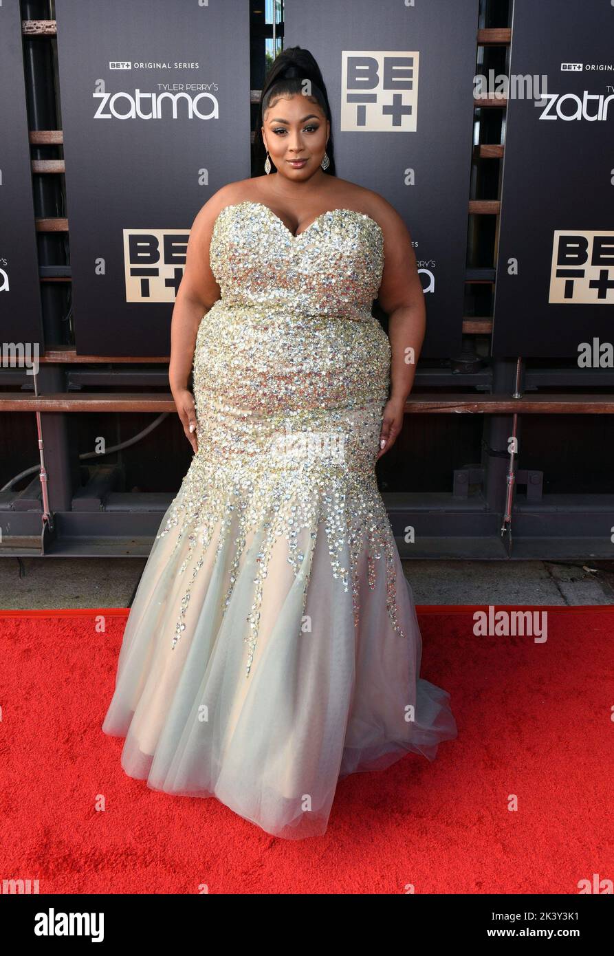Atlanta, GA, USA. 28th Sep, 2022. Nzinga Amani at arrivals for Tyler ...