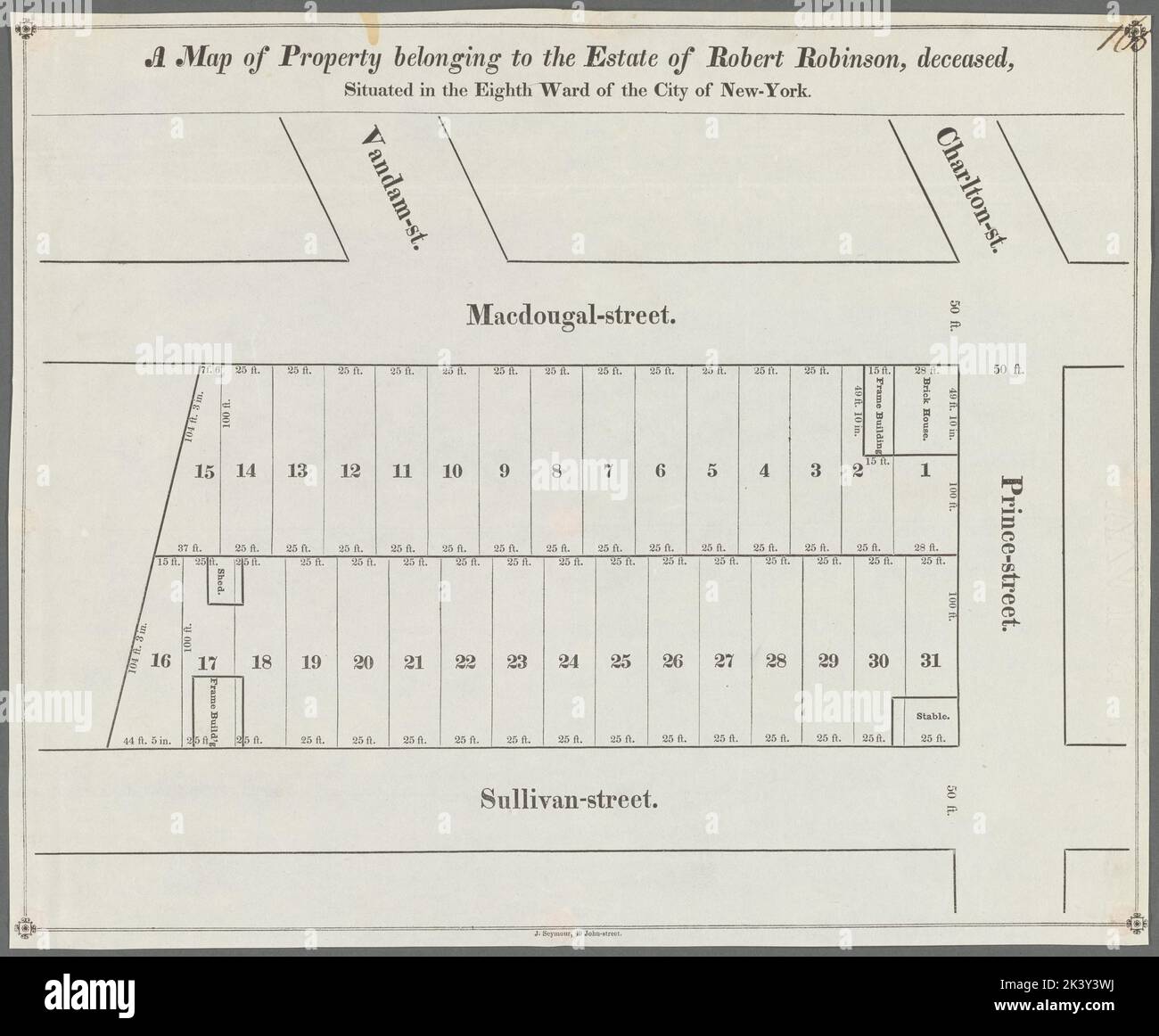 Map of new york 1832 hi-res stock photography and images - Alamy