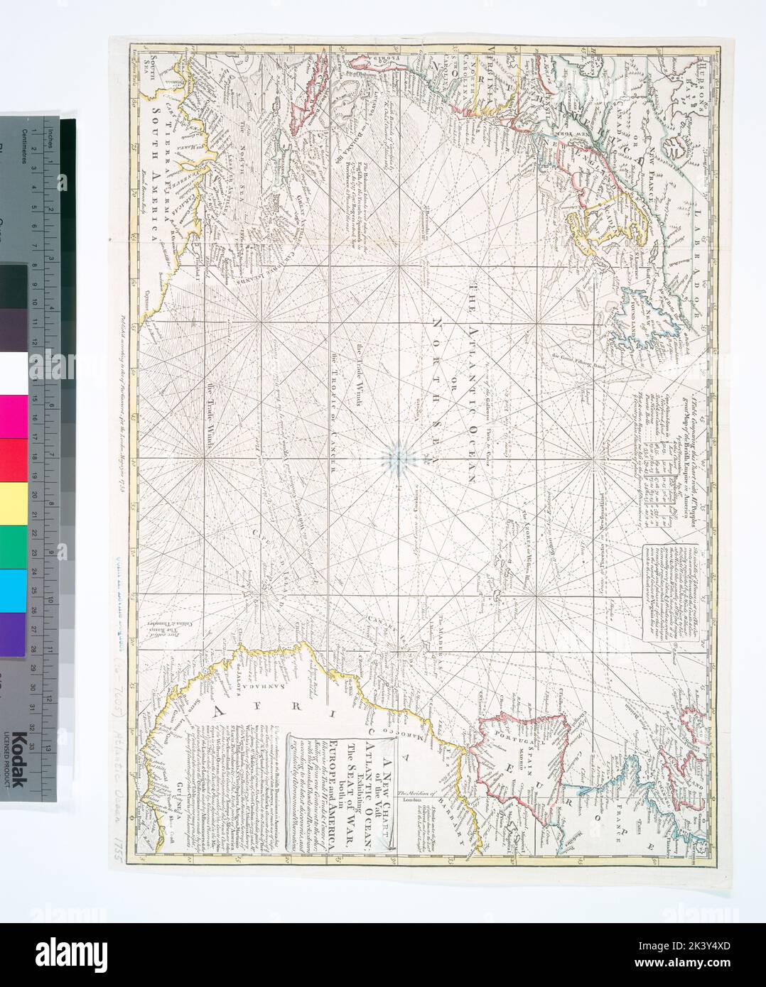 A new chart of the vast Atlantic Ocean : exhibiting the seat of war ...