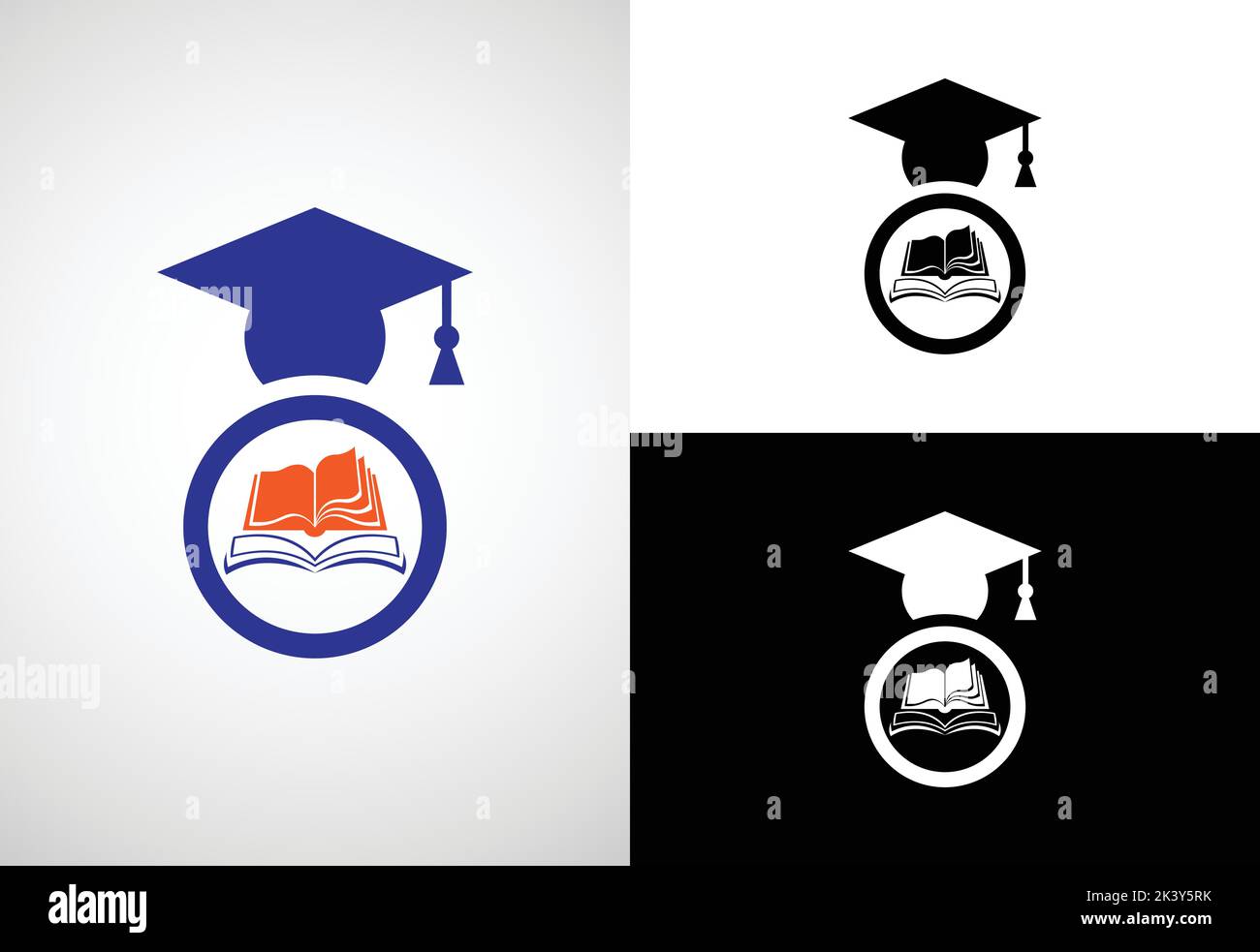 Education logo design vector template, Education and graduation logo ...