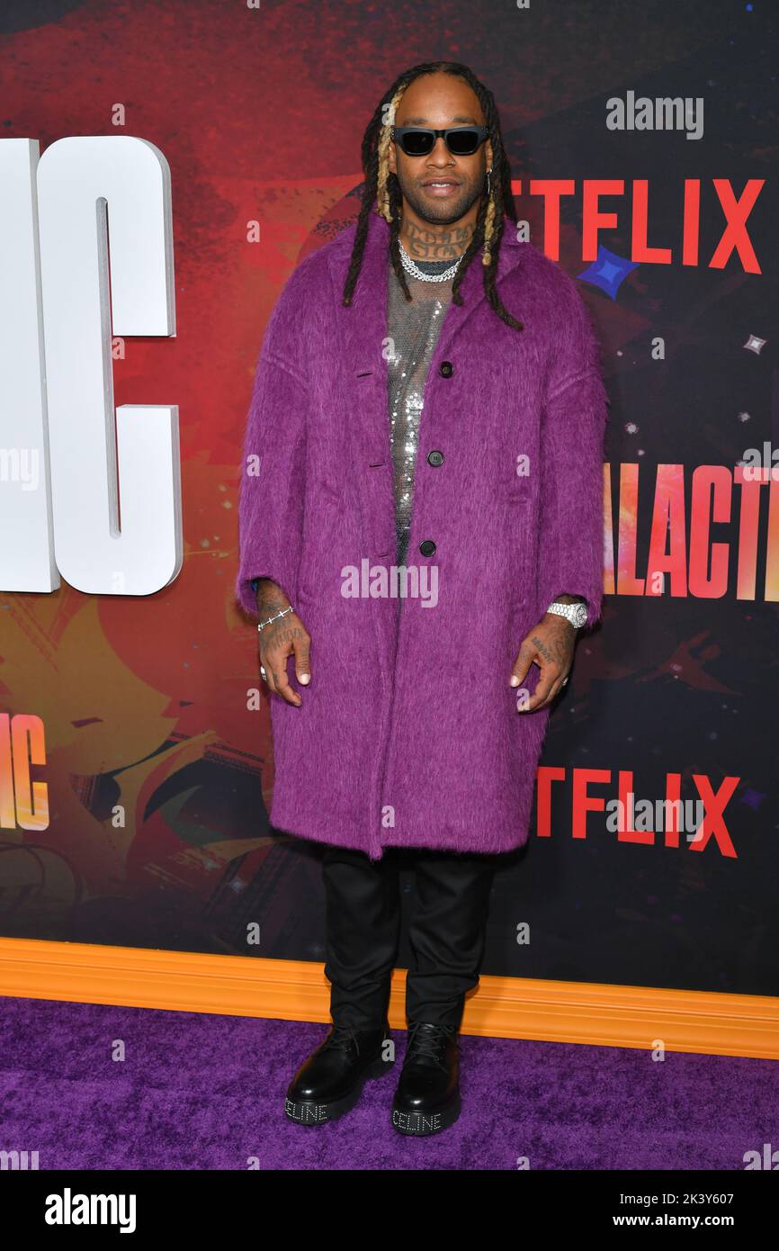 Ty Dolla $ign attends Netflix's "Entergalactic" New York premiere at ...