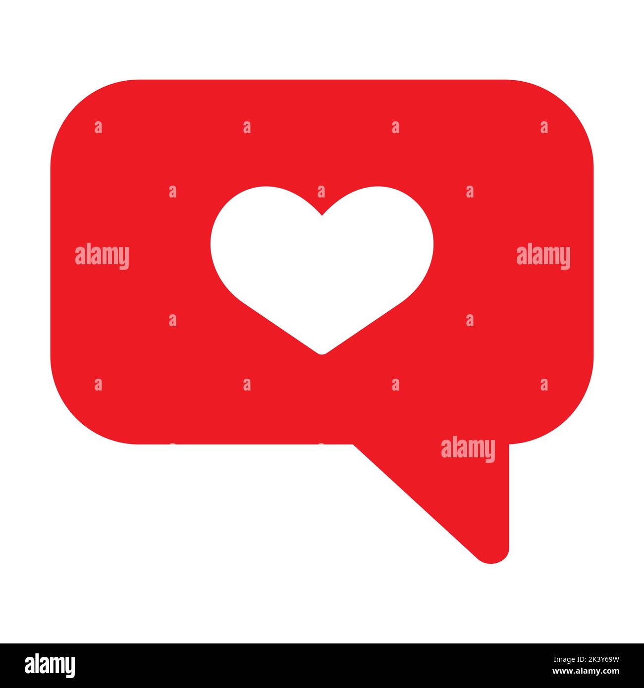 Illustration message heart. Love letter. Red heart Stock Vector Image ...