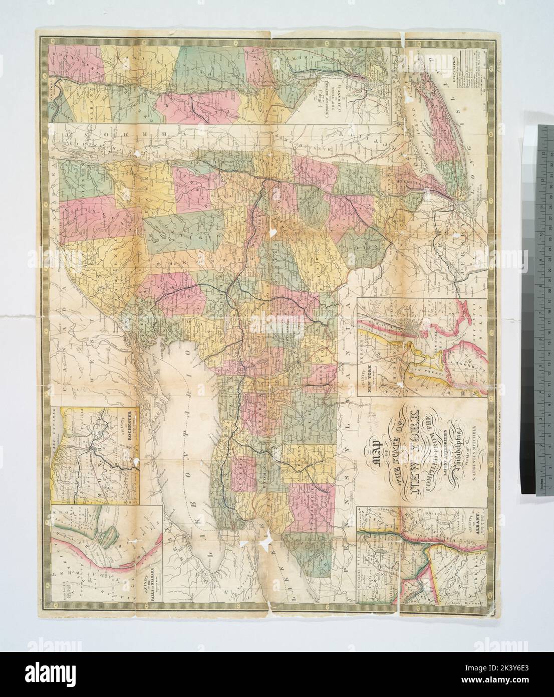 Map of the state of New York : compiled from the latest authorities ...