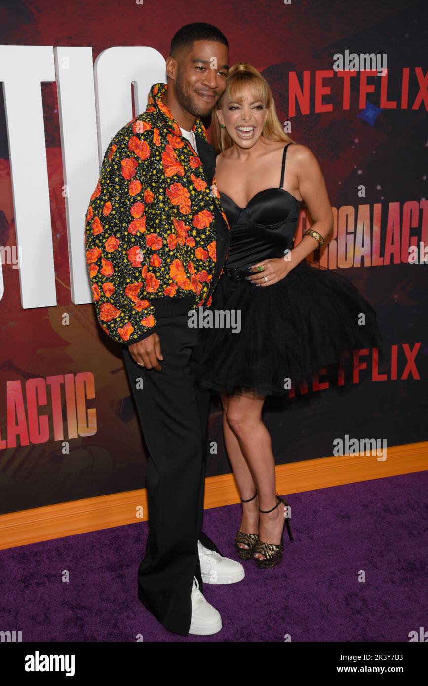 Kid Cudi and Karina Manashil attend the 'Entergalactic' Netflix series ...