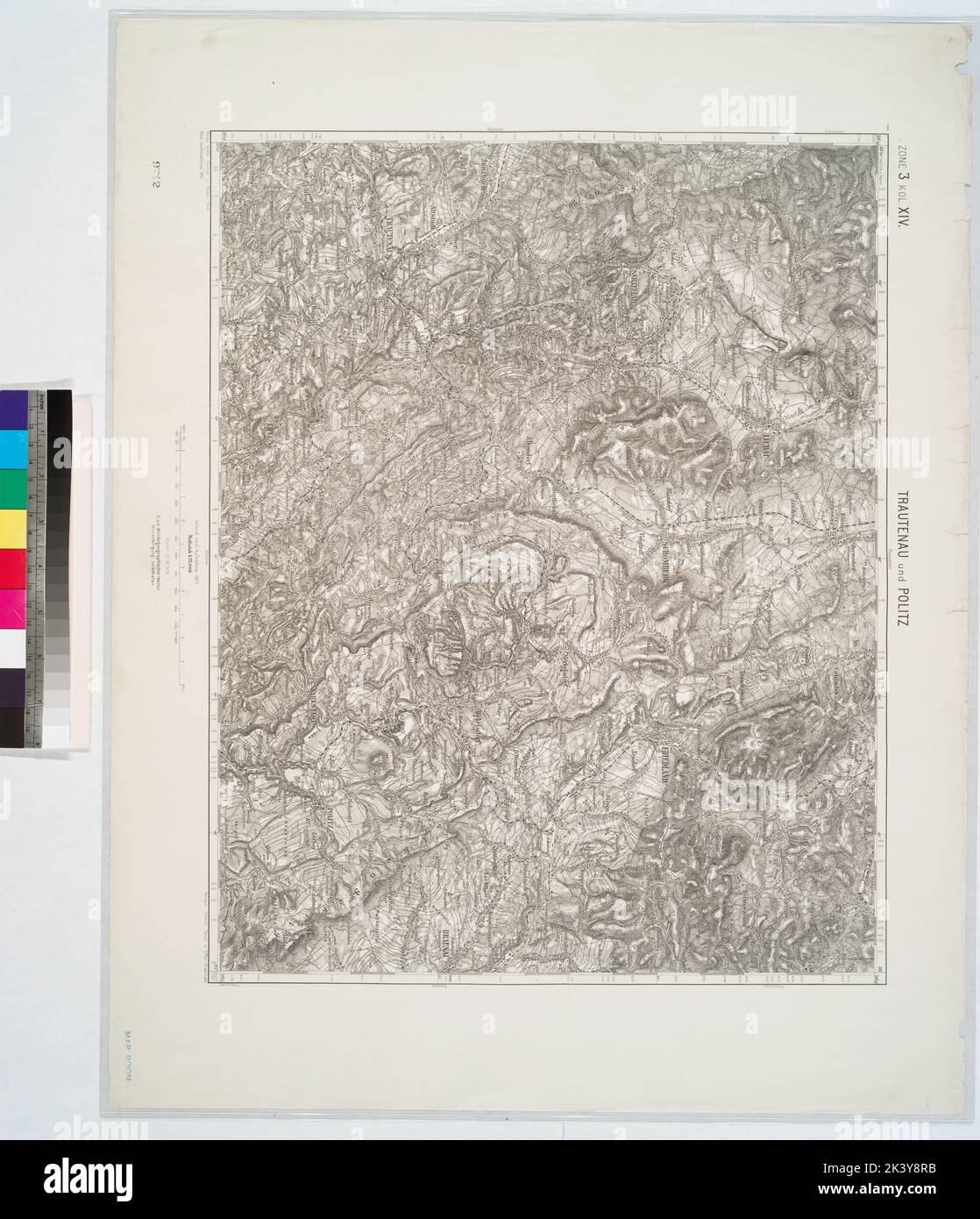 Trautenau und Politz. Cartographic. Maps, Topographic maps. 1907 ...
