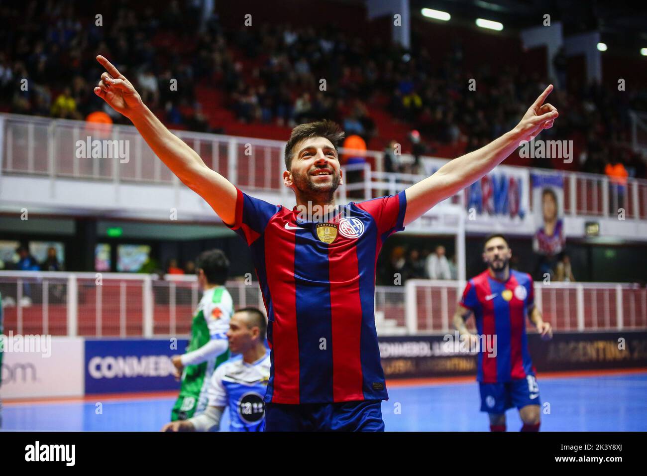 Buenos Aires, Argentina. 28th Sep, 2022. Juan Rodriguez of San Lorenzo ...