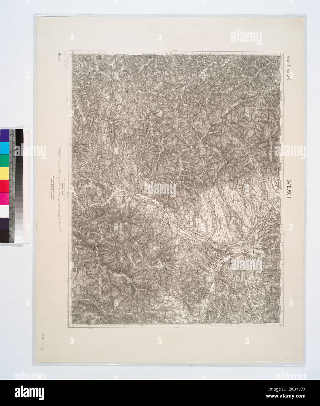 Saybusch. Cartographic. Maps, Topographic maps. 1907. Lionel Pincus and ...