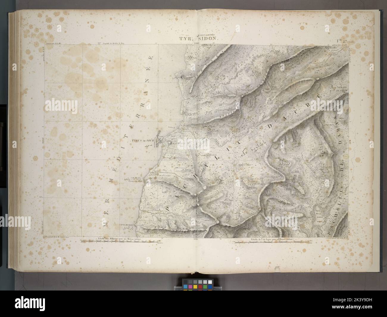 Tyr, Sidon. Egypte topogr. 47 Cartographic. Maps. 1828. Rare Book ...