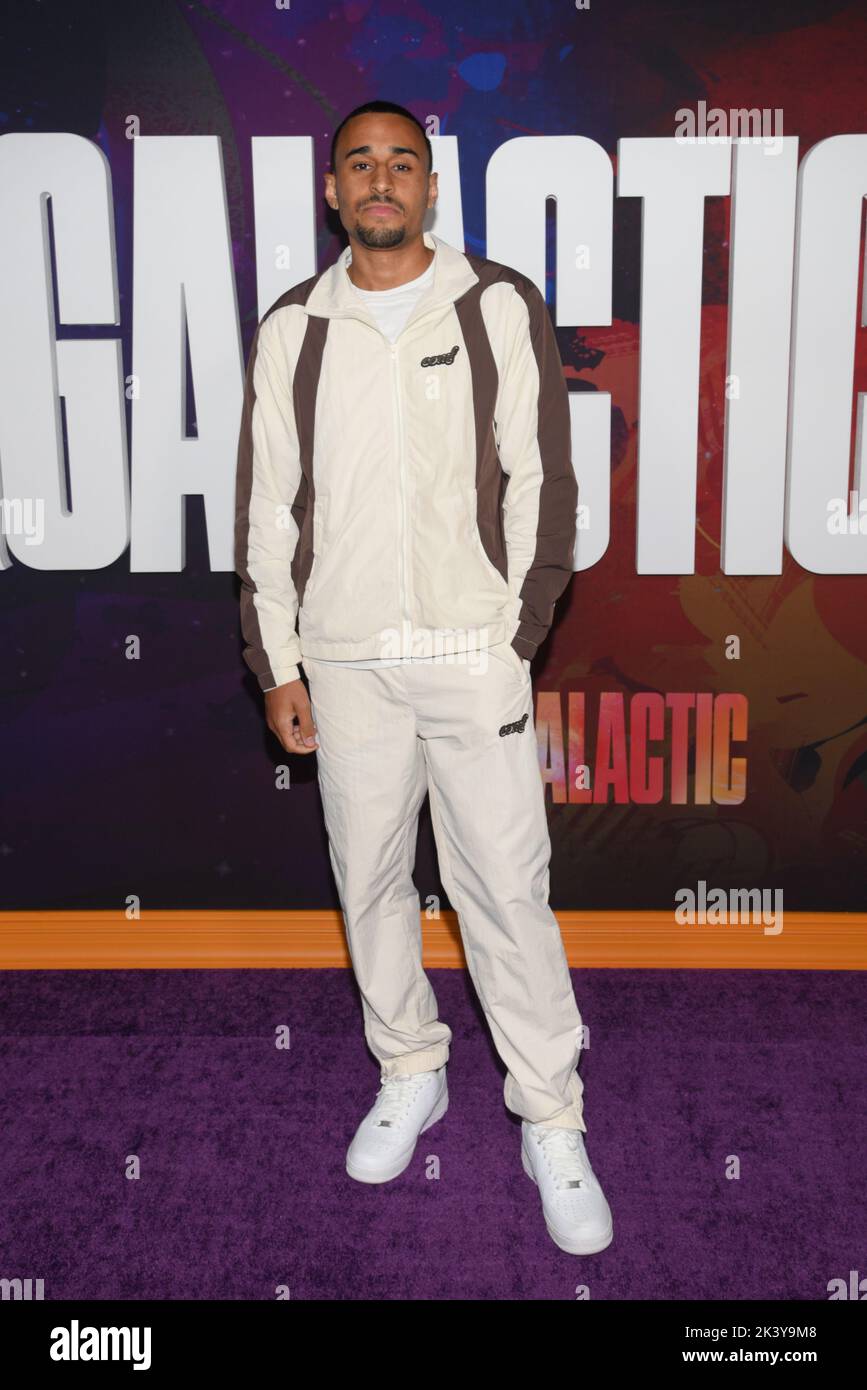 Speedy Morman attends the 'Entergalactic' Netflix series premiere held ...