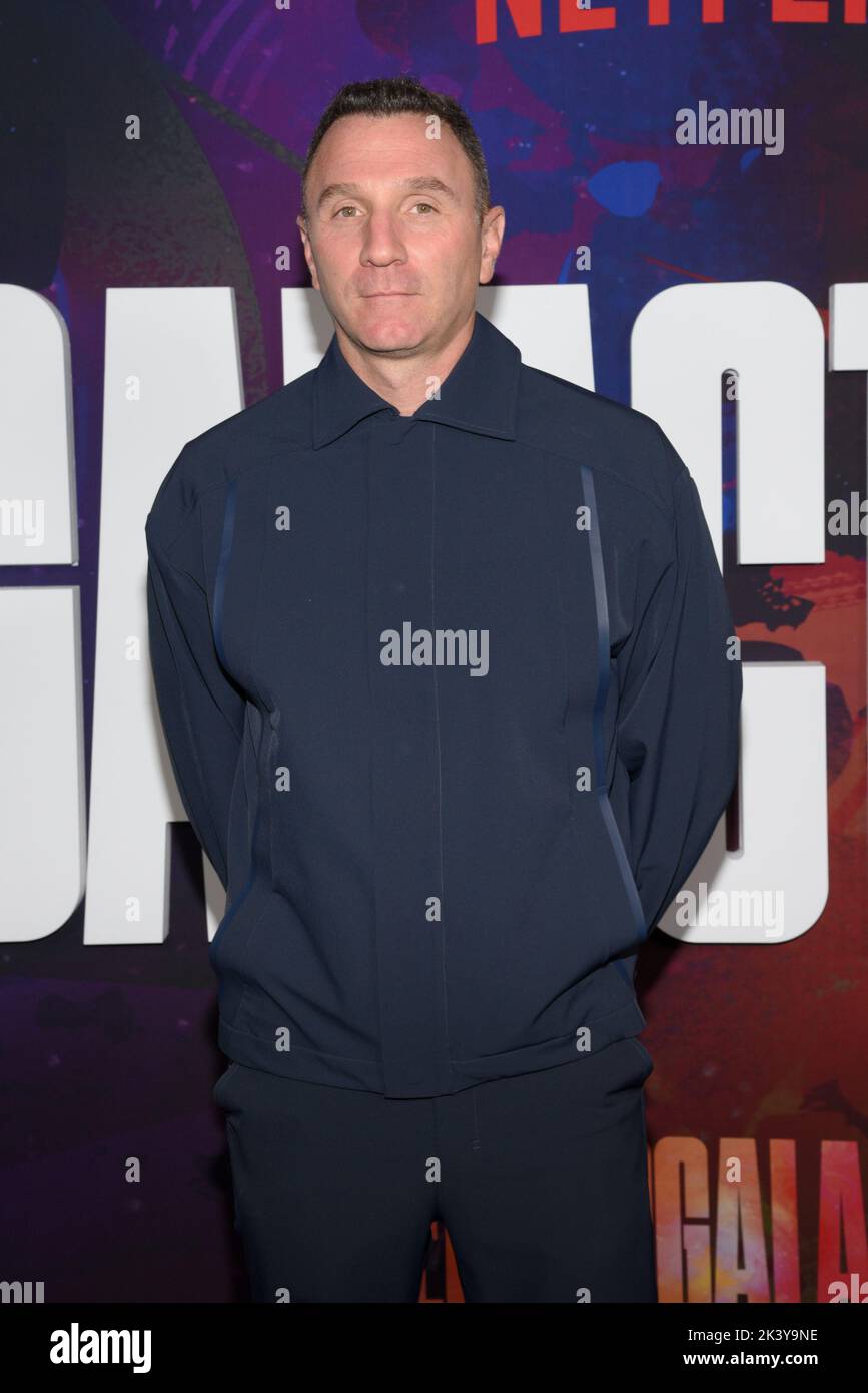 Ian Edelman attends the 'Entergalactic' Netflix series premiere held at ...