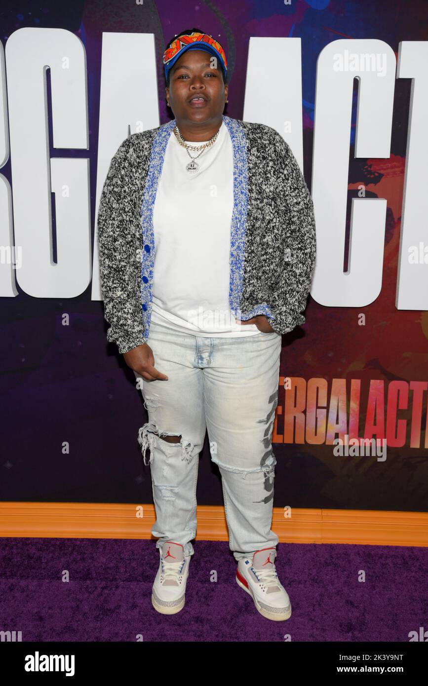 Sam Jay attends the 'Entergalactic' Netflix series premiere held at the ...