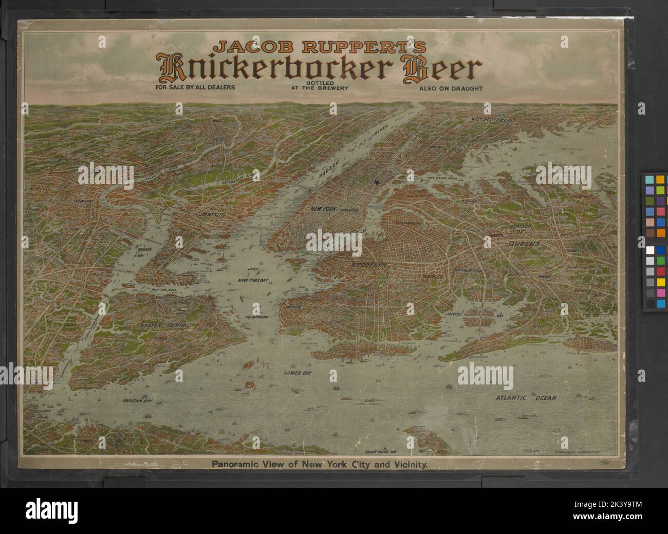 Panoramic view of New York City and vicinity United States Printing and ...