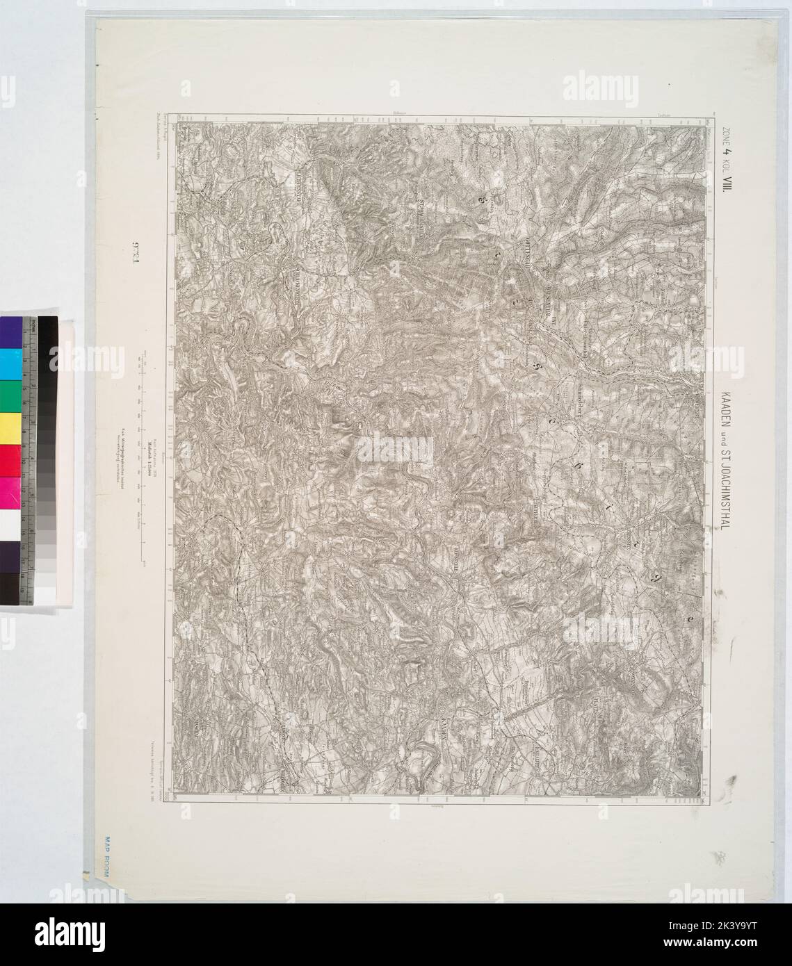 Kaaden und St. Joachimsthal. Cartographic. Maps, Topographic maps. 1911 ...